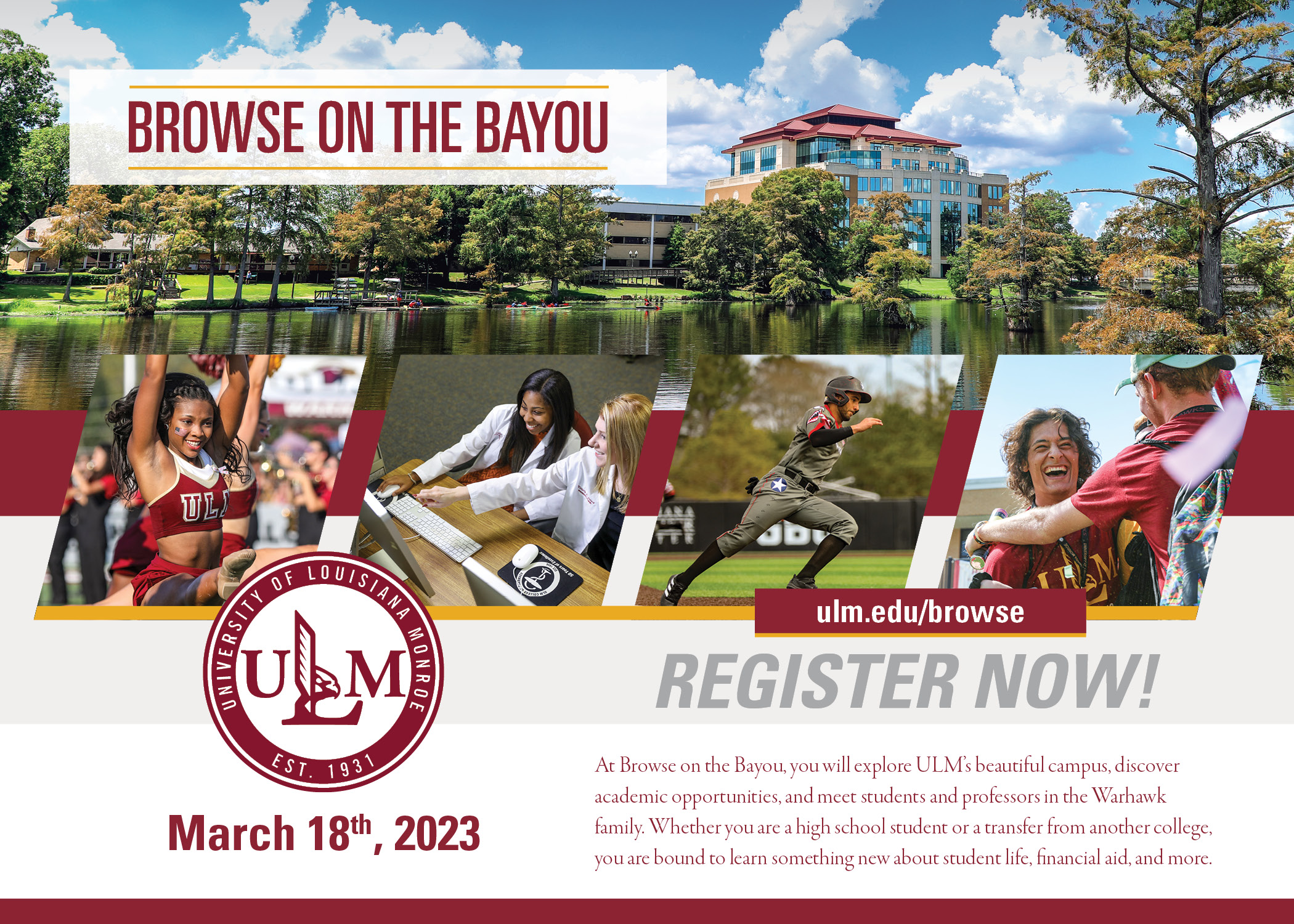 Browse on the Bayou | ULM University of Louisiana at Monroe