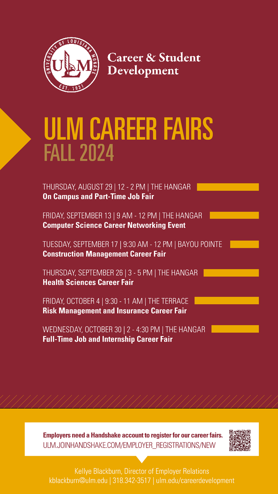 Career Fairs | ULM University of Louisiana at Monroe