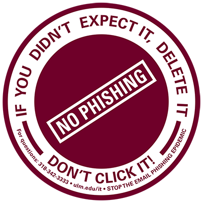 scams and phishing | ULM University of Louisiana at Monroe